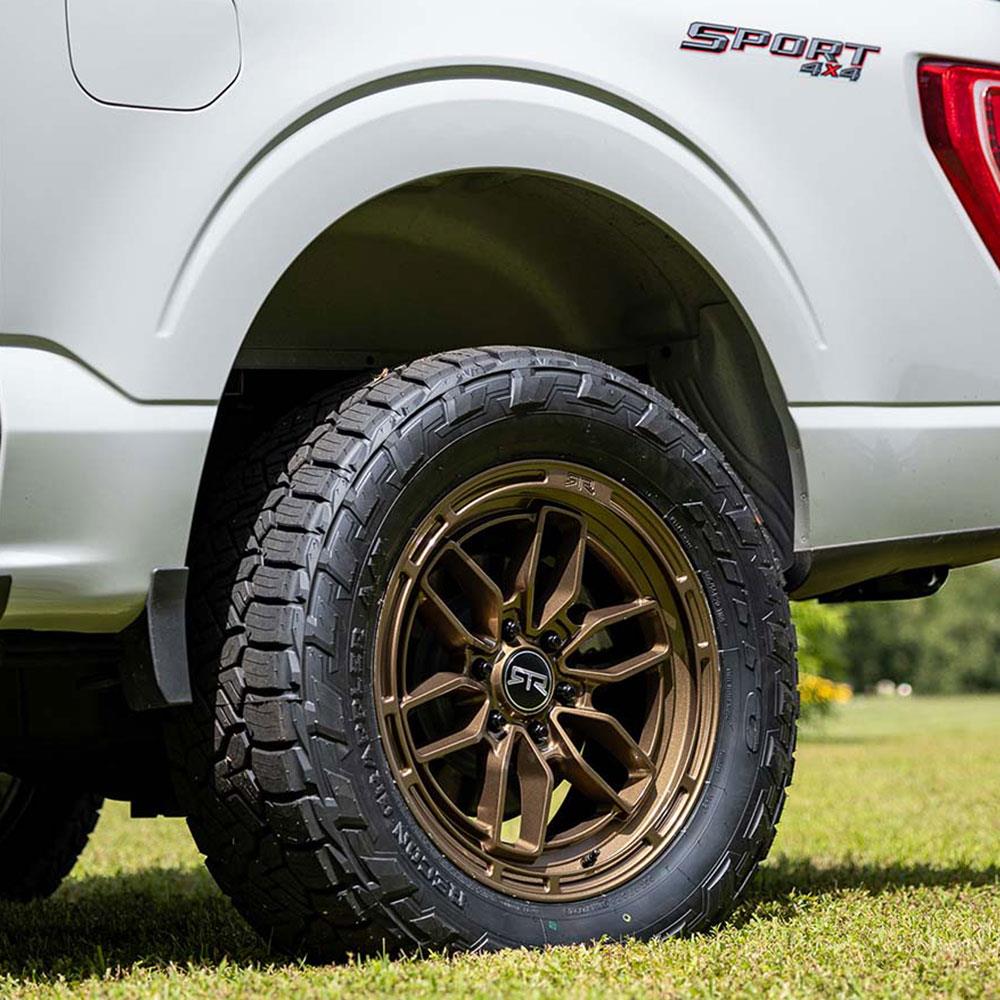 RTR F-150 Raptor Evo 6 Wheel Kit 17x9 - Liquid Bronze (10-25)