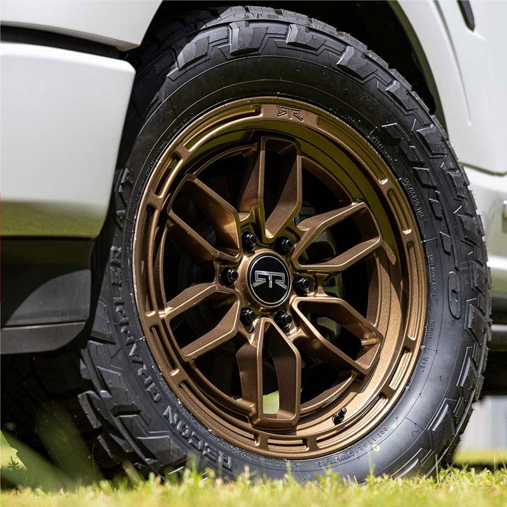 RTR F-150 Raptor Evo 6 Wheel Kit 17x9 - Liquid Bronze (10-25)