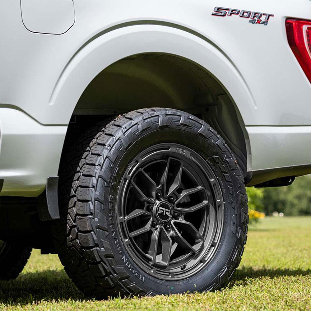 RTR F-150 Raptor Evo 6 Wheel Kit 17x9 - Liquid Charcoal (10-25)