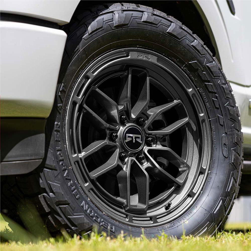 RTR F-150 Raptor Evo 6 Wheel Kit 17x9 - Liquid Charcoal (10-25)