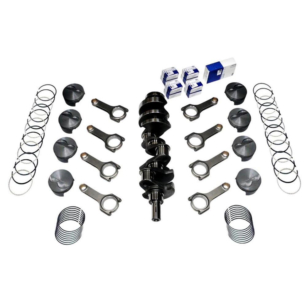 Mustang Scat 347 Forged Stroker Kit - Dished Pistons/H Beam Rods 79-95