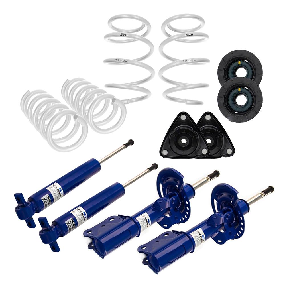 Steeda Mustang Pro-Action Non-Adjustable Shock & Strut Kit With SVE ...