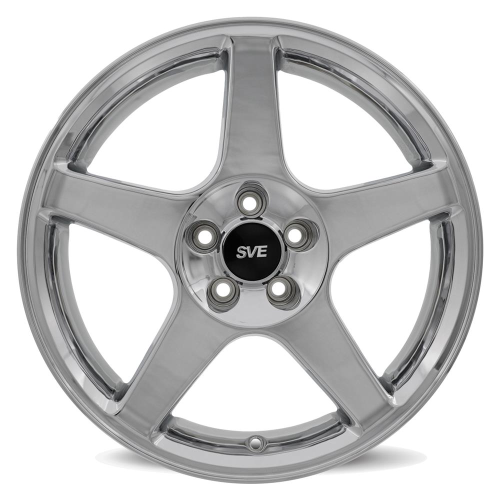 SVE Mustang 03 Cobra Wheel - 18x10 - Chrome | (94-04) New Edge