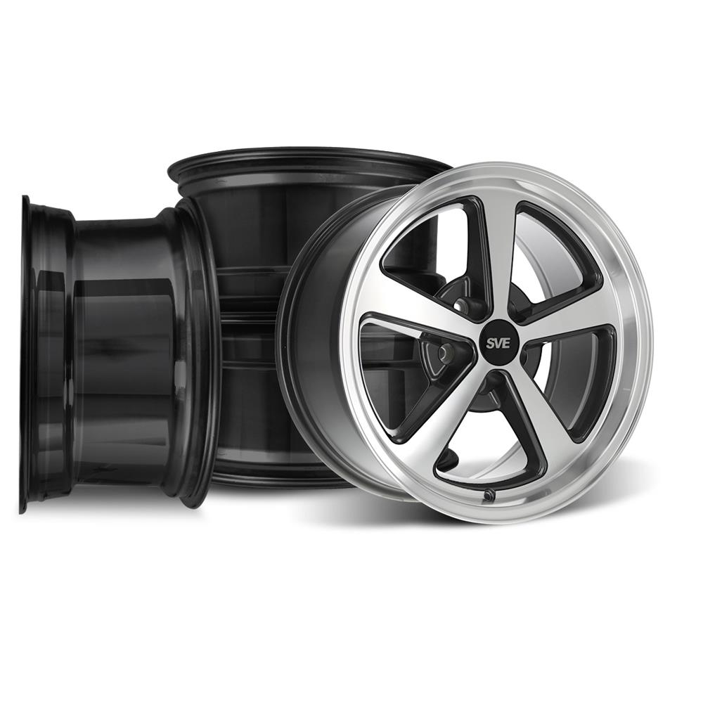 SVE Mustang 2003-2004 Mach 1 Style Wheel Kit - 18x9 - Machined (94-04)
