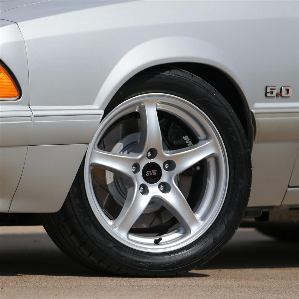 SVE Mustang 98 Cobra Wheel Kit - 17x8 - Silver (94-04)