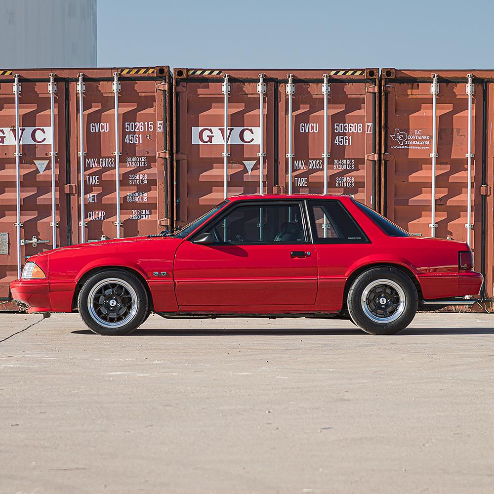 Mustang SVE 4 Lug Drag Comp Wheel - 17x4.5 - Gloss Black | 79-93