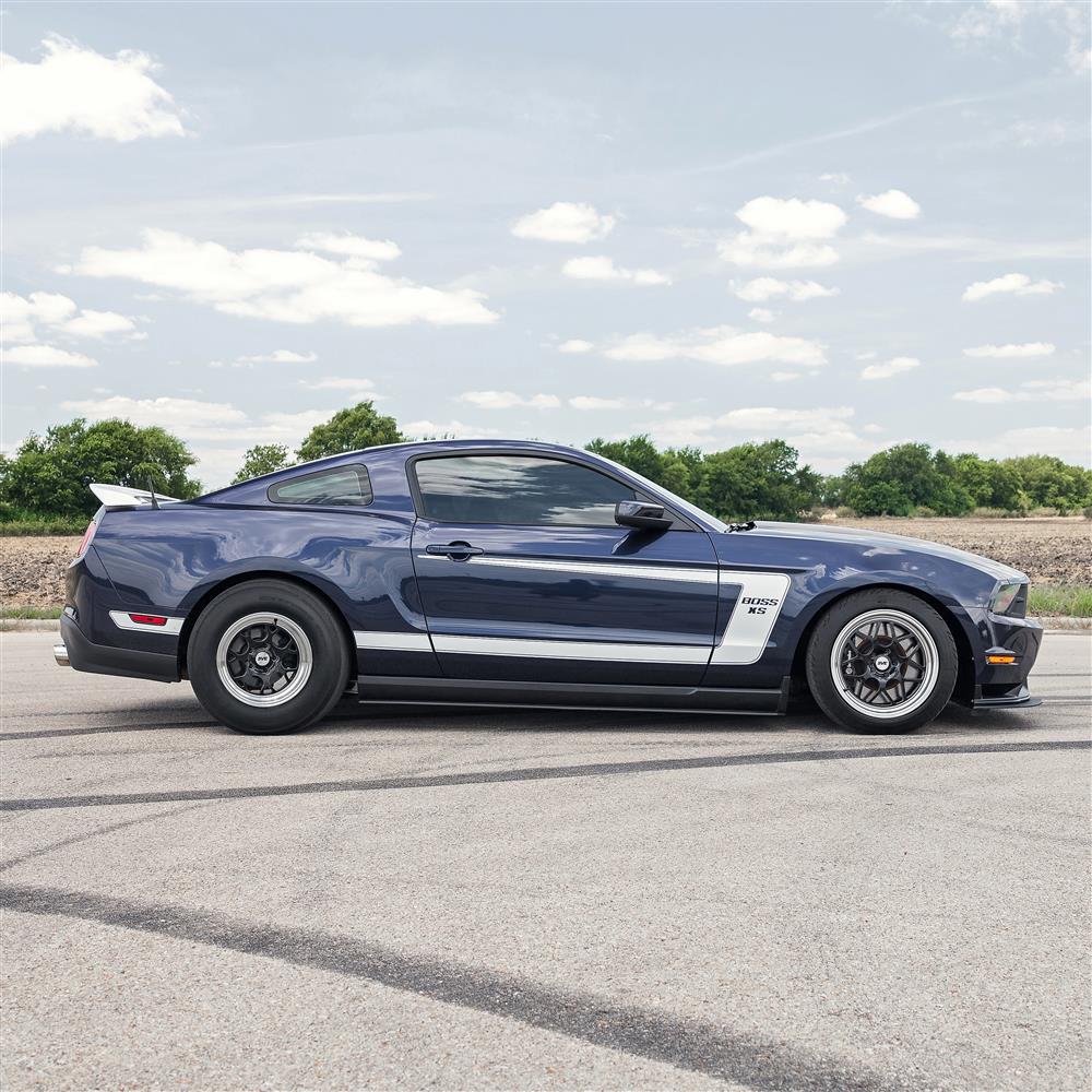SVE Mustang Drag Comp Wheel & Tire Kit - 17x4.5 & 15x10 - Gloss Black ...