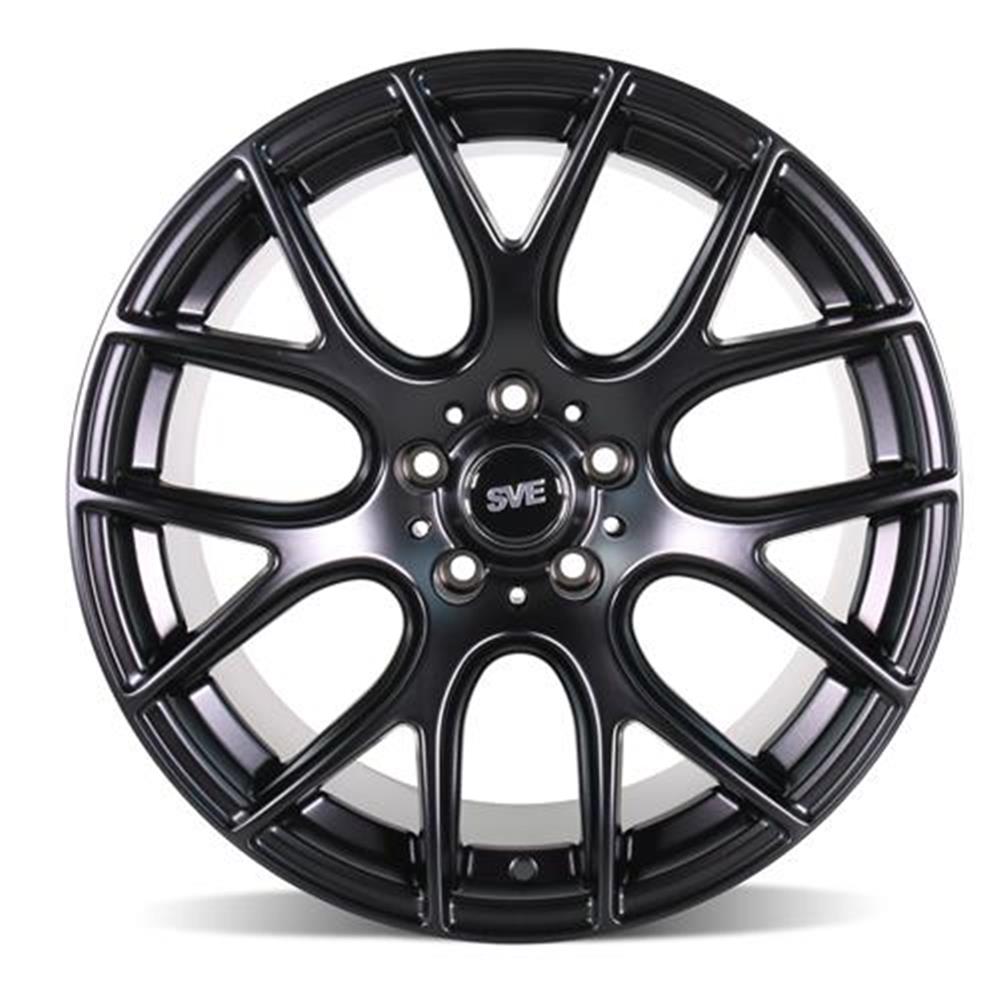 SVE Mustang Drift Wheel & Petlas Tire Kit - 19x9.5 - Flat Black (05-14)