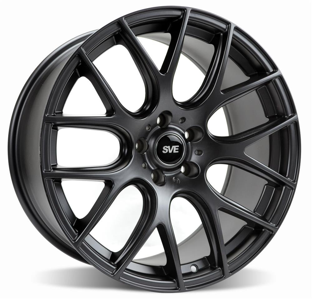 SVE Mustang Drift Wheel & Petlas Tire Kit - 19x9.5 - Flat Black (15-23)
