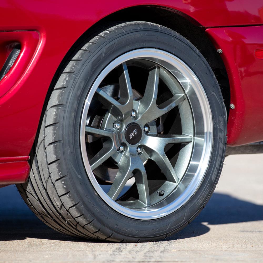 Mustang SVE FR500 Wheel & Nitto Kit - 18X9/10 - Anthracite | 1994-2004