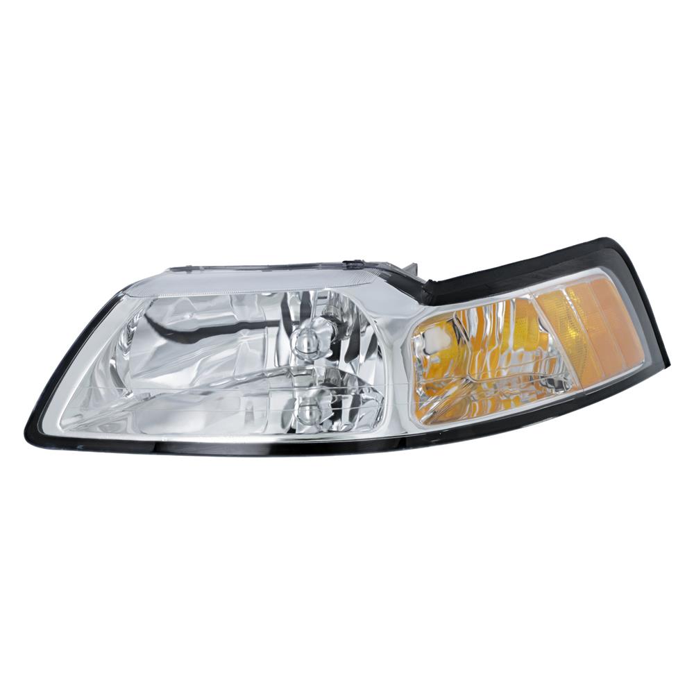 Mustang Headlight Kit - Chrome Housings | (99-00) New Edge