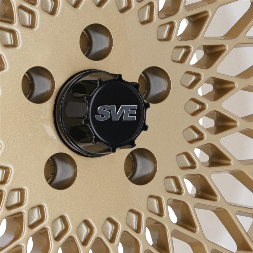 SVE Fox Body Mesh Wheel - Classic Gold - 17x9 - 5 Lug | 79-93 Mustang