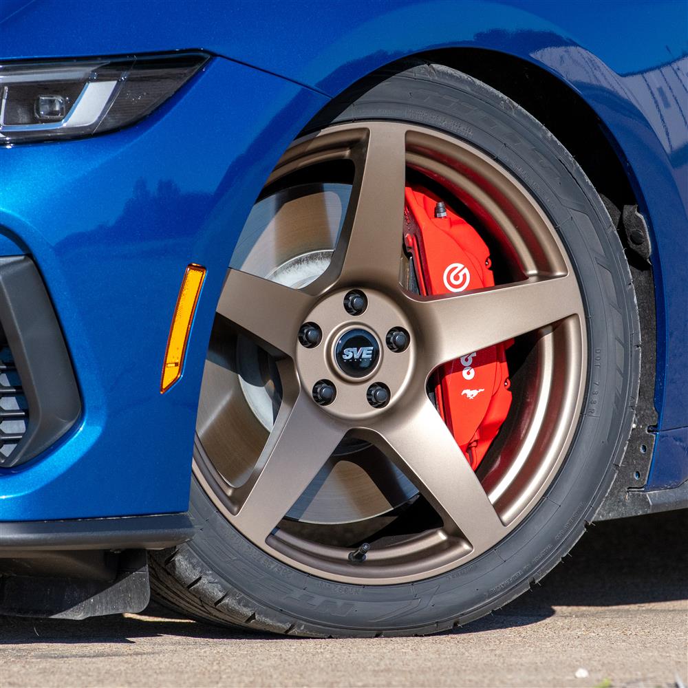 SVE Mustang R355 Wheel & Nitto Tire Kit - 19x10/11 - Satin Bronze (24-25)