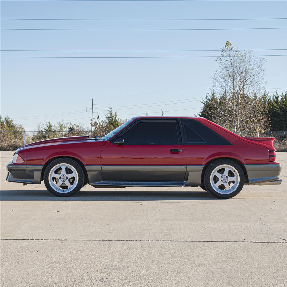 Mustang SVE Saleen SC Style 17x8/9 Wheel & Tire Kit - Silver | 79-93