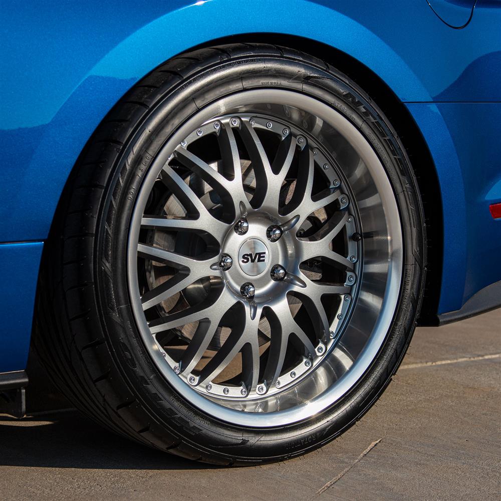 SVE Mustang Series 3 Wheel & Nitto Tire Kit - 20x8.5/10 - Gun Metal (15-23)