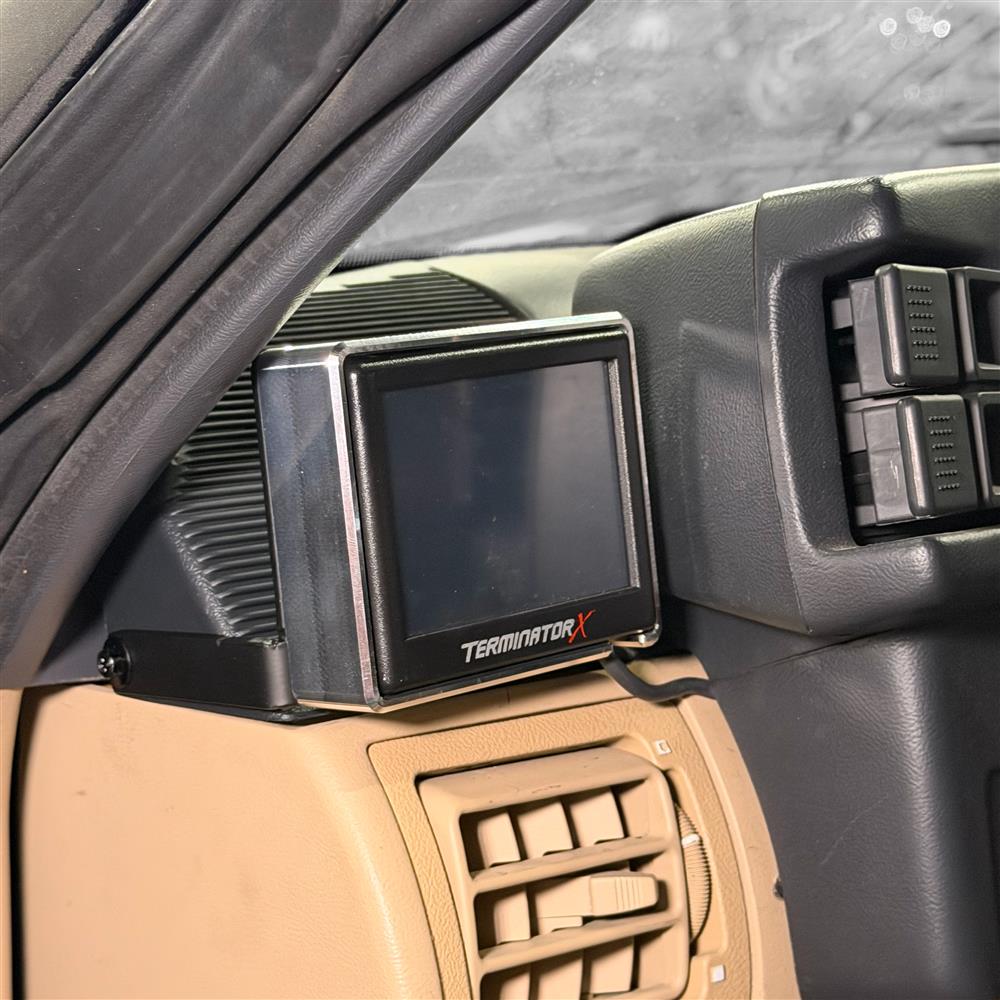 SVE Mustang Aluminum Mount For Holley Terminator X 3.5" Touchscreen (87-93)