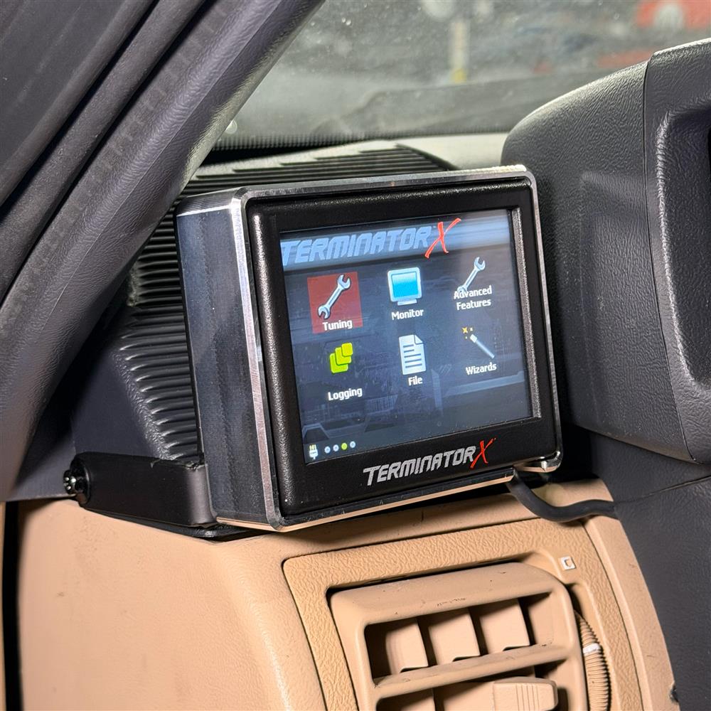 SVE Mustang Aluminum Mount For Holley Terminator X 3.5" Touchscreen (87-93)