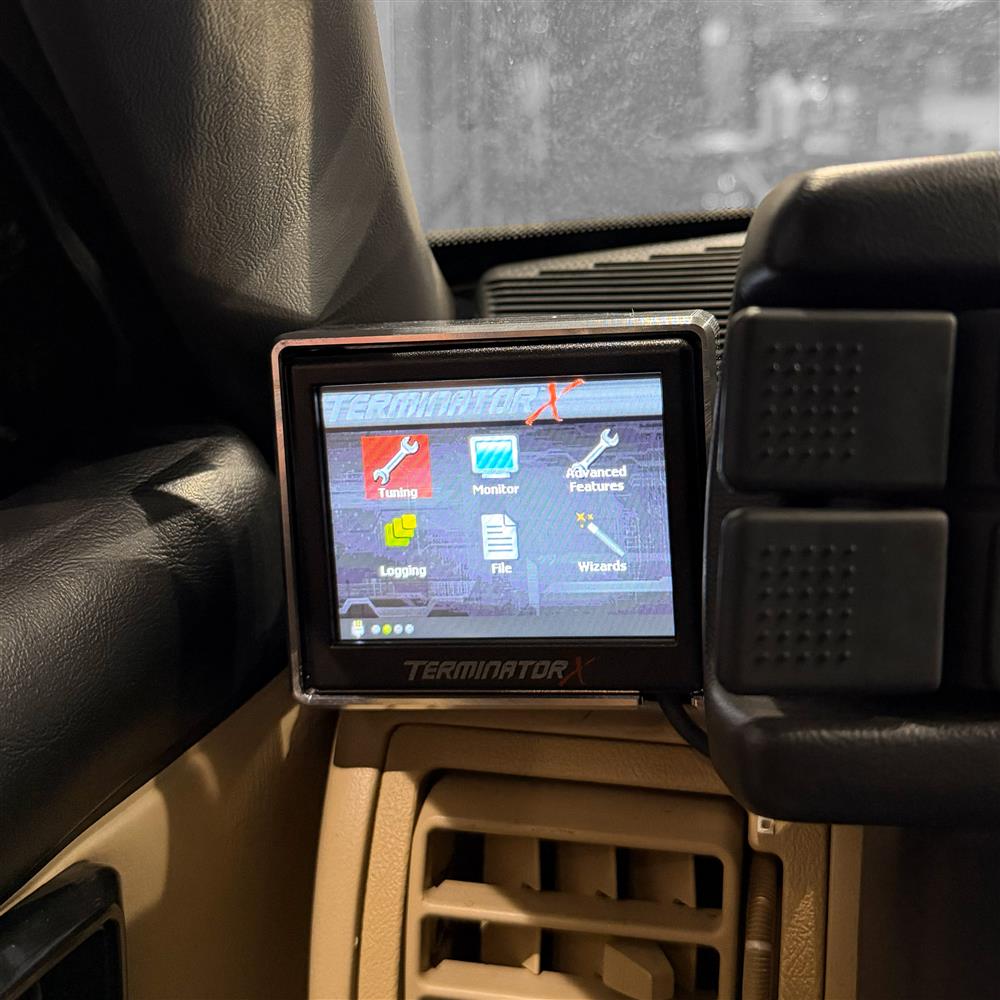 SVE Mustang Aluminum Mount For Holley Terminator X 3.5" Touchscreen (87-93)