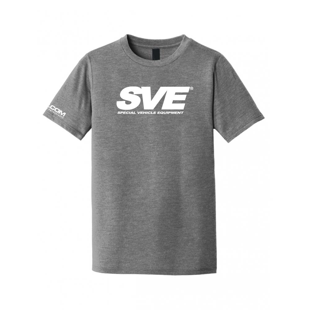 SVE Logo T-Shirt - Large - Heathered Gray Frost - LMR