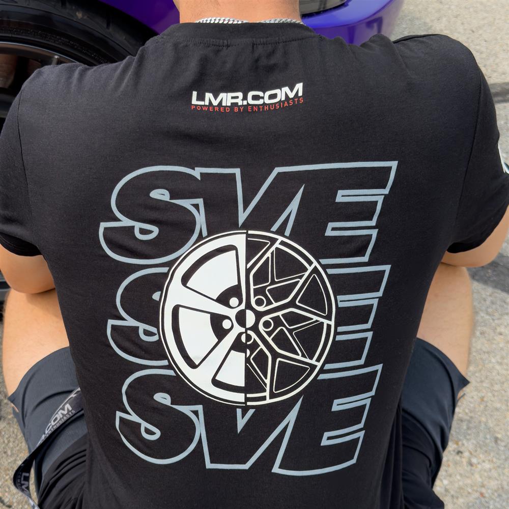 SVE Wheels Split Wheel T-Shirt - 3XL - Black - LMR