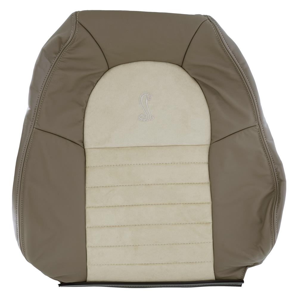 TMI Mustang Cobra Leather Seat Upholstery Kit - Dark Parchment/Medium ...