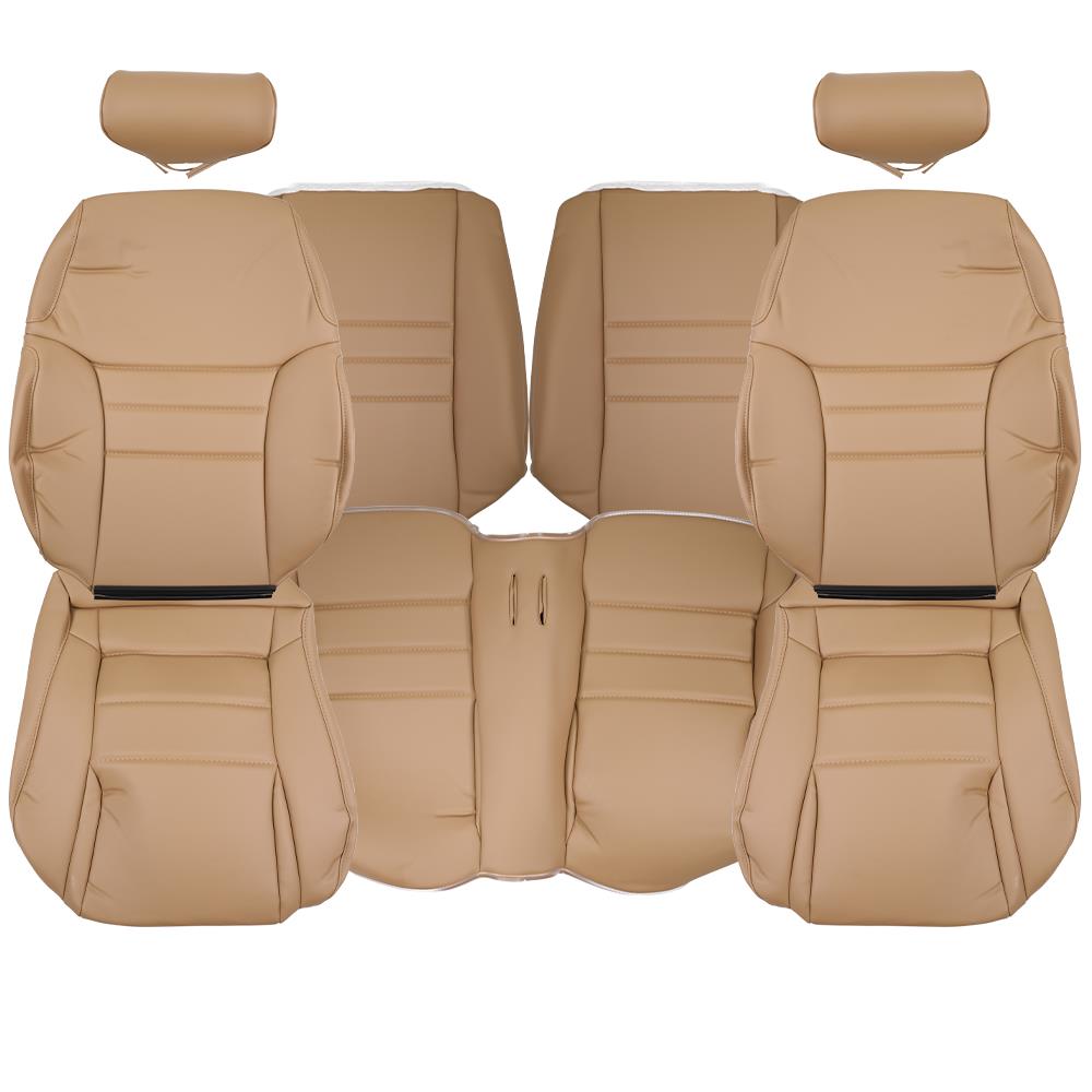 TMI Mustang Sport Seat Upholstery Saddle Tan Viny (1997) Coupe