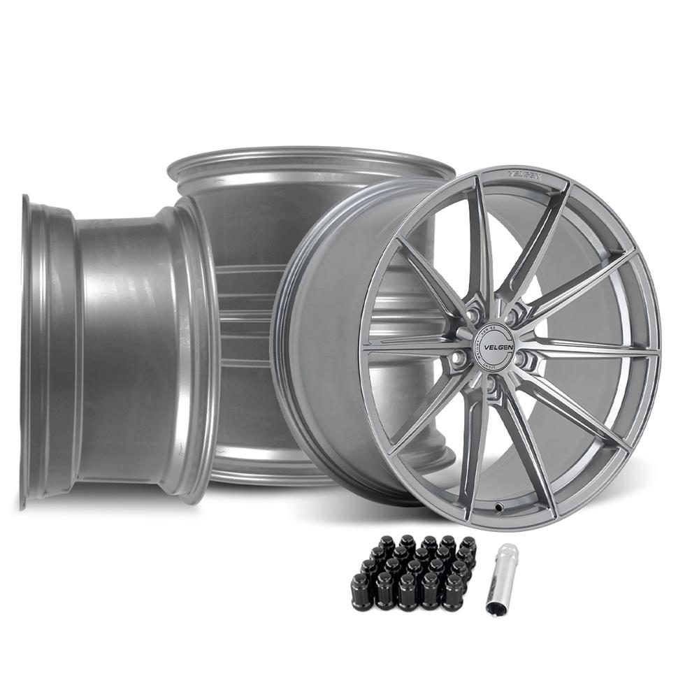 Velgen Mustang VF10 Wheel Kit - 20x10/11 - Silver (15-26)