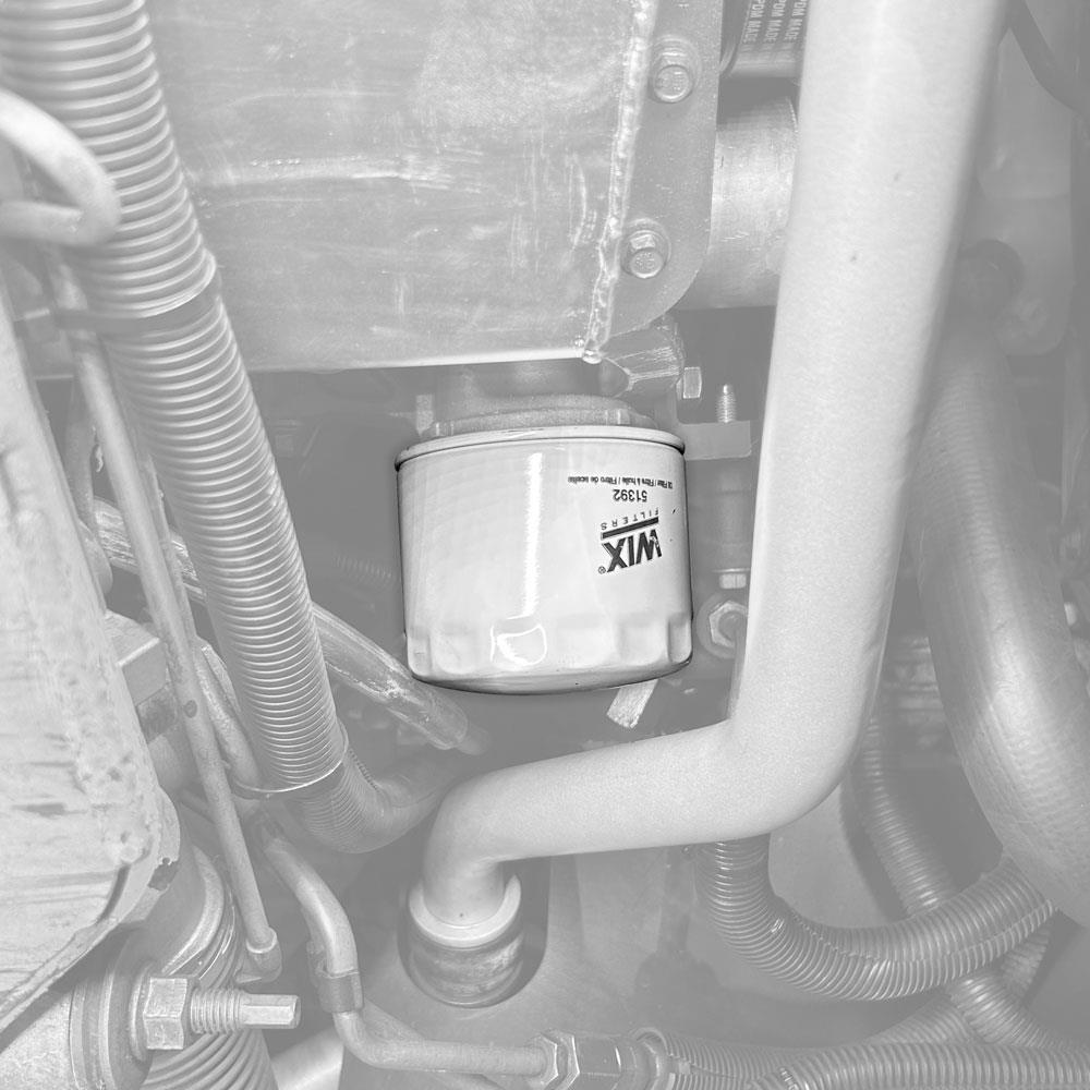 Wix Mustang Gen 1-2 Coyote Swap Low Profile Oil Filter (79-04) 51392